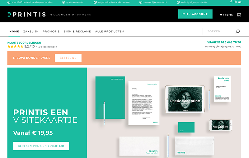 Printis digitaal drukken - Printis